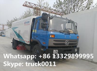China dongfeng 145 road sweewer truck for sale(2.5cbm water tank+6cbm wastes van), hot sale 4*2 8.5m3 street sweeping vehicle for sale