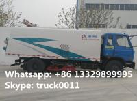 China dongfeng 145 road sweewer truck for sale(2.5cbm water tank+6cbm wastes van), hot sale 4*2 8.5m3 street sweeping vehicle for sale