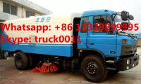 China dongfeng 145 road sweewer truck for sale(2.5cbm water tank+6cbm wastes van), hot sale 4*2 8.5m3 street sweeping vehicle for sale