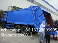 China best price dongfeng 6*4 16m3 garbage compactor truck for sale, hot sale dongfeng 210hp 16cbm compacted garbage truck for sale