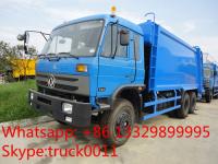 China best price dongfeng 6*4 16m3 garbage compactor truck for sale, hot sale dongfeng 210hp 16cbm compacted garbage truck for sale