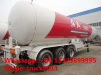 China FUWA leaf spring suspension triple axles 25ton lpg gas trailer for sale, lpg gas trailer for AA RANO COMPANY in Nigeria for sale