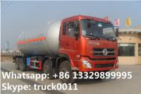 China Dongfeng tianlong 8*4 lpg transport bobtail truck 35000Liters for sale, lpg gas truck bobtail for sale for sale
