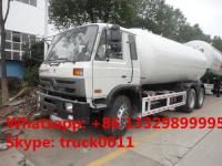 China dongfeng mobile road lpg gas tank transported truck for sale, best price 10metric tons bulk propane gas delivery truck for sale