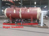 China Hot sale 5metric tons lpg gas tank with refilling system for gas cylidners filling, 5MT skid lpg gas refilling plant for sale
