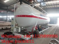 China 45,000L lpg skid-mounted filling station with gas dispenser, 45m3 lpg mounted skid refilling station for gas cylinders for sale