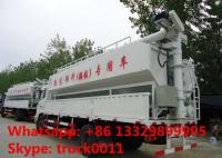 China 8ton-12tons bulk feed tank mounted on cargo truck for sale, 8-12ton poultry feed tank mounted on dongfeng truck for sale for sale