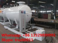 China 8,000Liters mobile skide mounted lpg gas propane filling station for gas cylinder for sale, skid lpg gas plant for sale for sale