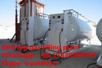 China 10,000L skid steel gas cylinder refilling plant for sale, skid lpg gas filling station for lpg gas cylinders bottles for sale