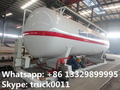 China best price 90,000L skid lpg gas plant with electronic scale, pump, motor, and skid for sale; skid lpg station for sale for sale