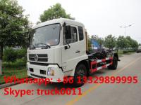 China high quality and competitive price 16tons hook lift garbage truck for sale, 2020s best price dongfeng hook lifting truck for sale