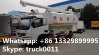 China cheapest factory supply 4*2 5-6ton DONGFENG poultry feed truck for sale, dongfeng 120hp 12m3 farm-oriented feed truck for sale