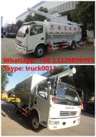 China cheapest factory supply 4*2 5-6ton DONGFENG poultry feed truck for sale, dongfeng 120hp 12m3 farm-oriented feed truck for sale