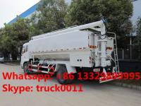 China good price 10tons hydraulic system bulk feed delivery truck for sale, 20cbm poultry feed body mounted on truck for sale for sale