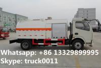China 5500L capacity 2.3 ton 4*2 DONGFENG right hand drive mini lpg dispensing truck for sale, lpg dispensing truck for sale for sale