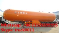 China factory price 60 CBM Tri axles LPG gas tank semi trailer for sale, high quality lpg gas propane tank trailer for sale for sale