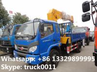 China new best seller forland 4*2 6.3tons truck with crane for sale, hot sale! factory sale forland truck mounted crane for sale