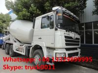 China Shacman 6*4 LHD 10cubic meters concrete mixer truck for sale, factory sale best price Shacman 10-12M3 cement mixer truck for sale