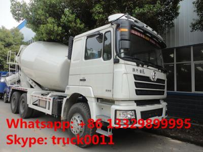 China Shacman 6*4 LHD 10cubic meters concrete mixer truck for sale, factory sale best price Shacman 10-12M3 cement mixer truck for sale