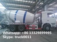 China Shacman 6*4 LHD 10cubic meters concrete mixer truck for sale, factory sale best price Shacman 10-12M3 cement mixer truck for sale