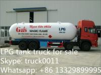 China SINO TRUK HOWO brand LPG gas tank truck for sale, factory sale HOWO brand 35.5m3 bulk propane lpg gas tank truck for sale