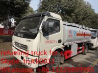 China factory sale dongfeng fuel tank truck with competitive price, 2020s best price CLW 5000Liters oil dispensing truck for sale