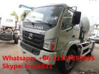 China 2017 new  high performance forland mini 3-4cbm LHD concrete mixer truck for sale, best price forland cement mixing truck for sale