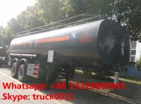 China 2 axles 25cubic meters chemical tank trailer for sale,2017s factory sale best price 25,000Liters chemical tank trailer for sale