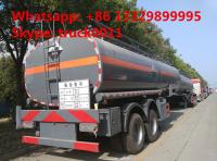China 2 axles 25cubic meters chemical tank trailer for sale,2017s factory sale best price 25,000Liters chemical tank trailer for sale