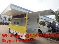 China JAC mini fast food truck,mobile food truck,fast food van 1.5 ton on sale, JAC brand gasoline ice-cream truck for sale for sale