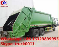 China hot sale best price dongfeng 4*2 LHD 18cbm compactor garbage truck. factory sale dongfeng 16m3 garbage compactor truck for sale