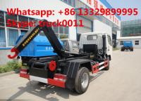 China 4*2 Dongfeng Hydraulic lifter Garbage Trucks 3tons 5tons 6tons 8tons for sale, dongfeng hook lift garbage truck for sale for sale