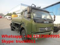 China 2020s new best price dongfeng 4*2 LHD  chaochai 120hp diesel cistern truck for sale, dongfeng water tank truck for sale