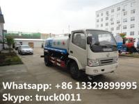 China 2020s new best price dongfeng 4*2 LHD  chaochai 120hp diesel cistern truck for sale, dongfeng water tank truck for sale