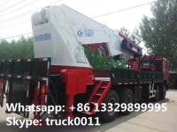 China high quality hot sale 8*4 SINOTRUK HOWO 80ton heavy duty truck with crane, best price SINO TRUK HOWO truck mounted crane for sale
