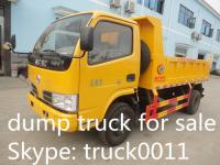 China small 4x4 dongfeng LHD dump truck 1 cbm to 5 cbm tipper truck for sale, hot  sale all wheels drive dongfeng dump tipper for sale