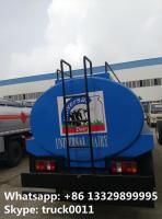 China cheapest price forland RHD 5000L stainless steel milk tank truck for sale, factory sale forland liquid food tank truck for sale