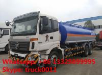 China Foton Auman 6*4 fuel tanker 20-25m3 heavy fuel oil truck for sale, factory sale best price FOTON 22m3 fuel tank truck for sale