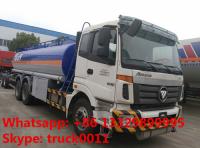 China Foton Auman 6*4 fuel tanker 20-25m3 heavy fuel oil truck for sale, factory sale best price FOTON 22m3 fuel tank truck for sale