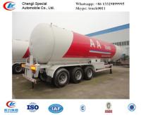 China CLW factory suppiy biggest 25.2t 60CBM 60000l 3 axles 12 wheels LPG gas trailer  for sale, ASME standard lpg gas trailer for sale