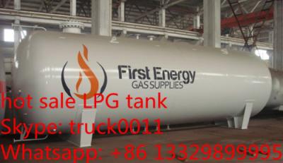 China CLW brand 50m3 lpg storage tank price, ASME standard 50,000L surface bullet type bulk lpg gas storage tank for sale for sale