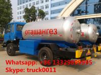 China factory supply 3metric tons lpg cooking gas delivery truck, hot sale best price 7 cubic meters propane gas tank truck for sale