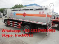 China JAC 4*2 LHD mini 5 cubic meters refuler truck for sale, factory direct sale JAC new 5 cubic meters oil dispensing truck for sale