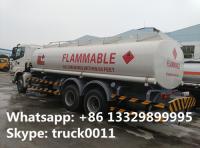 China Hot Sale Foton Auman 20000 liters heavy duty oil tank truck, factory sale oil delivery trucks exported to Turkmenistan for sale
