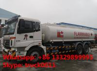 China Hot Sale Foton Auman 20000 liters heavy duty oil tank truck, factory sale oil delivery trucks exported to Turkmenistan for sale