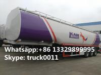 China CLW brand triples axles 50,000L oil tank trailer for sale, factory sale BPW/FUWA 3 axles 50cubic meters fuel tank traile for sale