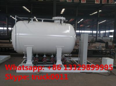 China ASME LPG dispenser station 2tons LPG skid station ASME 5000L LPG tanker station for gas cylinder filling, for sale