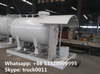 China ASME LPG dispenser station 2tons LPG skid station ASME 5000L LPG tanker station for gas cylinder filling, for sale