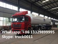 China CLW brand triples BPW/FUWA axles 25tons bulk lpg gas tank trailer for sale, ASME standard cooking gas trailer for sale for sale