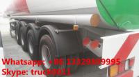 China CLW brand new designing 4 axles 60m3  oil tank trailer for sale, hot sale 4 axles new 60cbm bulk diesel tank trailer for sale